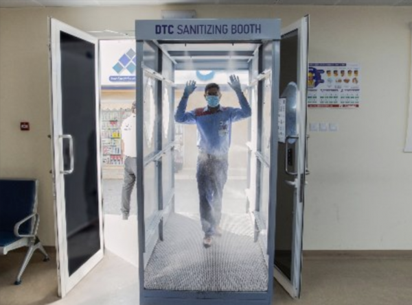 Dubai Taxi Corporation (DTC) launches self-sanitizing booth for its ...